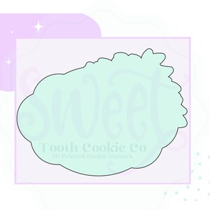 Floral Evelyn Plaque Cookie Cutter. Floral Plaque Cookie Cutter ...