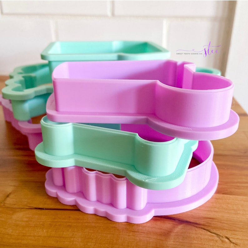 Bulldozer 3D Printed Food Safe PLA Cookie Cutter. Fondant Cutter. Sweet ...