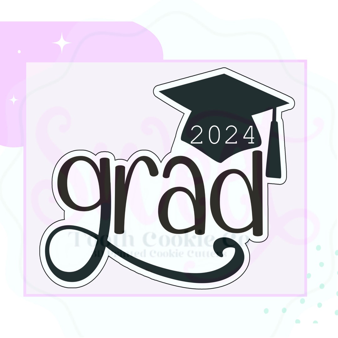 Graduation Cookie Cutter. Grad Cookie Cutter. Graduation Cap Cookie ...