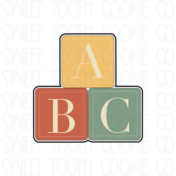 Baby Block Cookie Cutter - Etsy