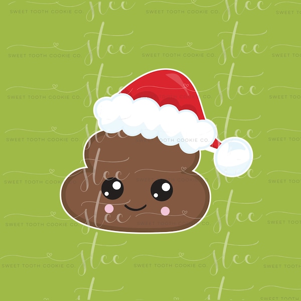 Poop Emoji Santa Hat - Etsy