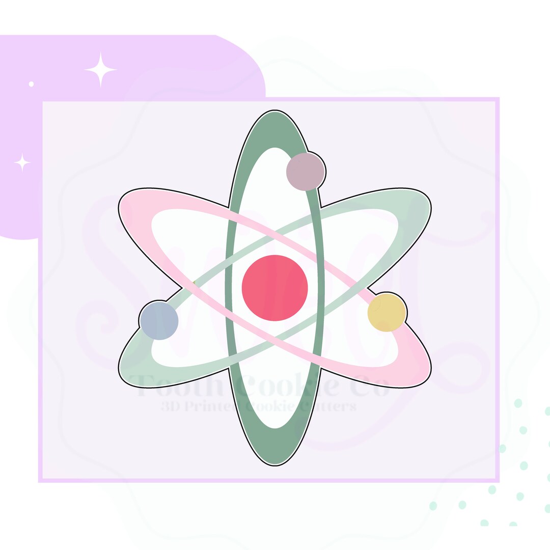 Atom Cookie Cutter. Science Cookie Cutter. You Matter Cookie Cutter ...