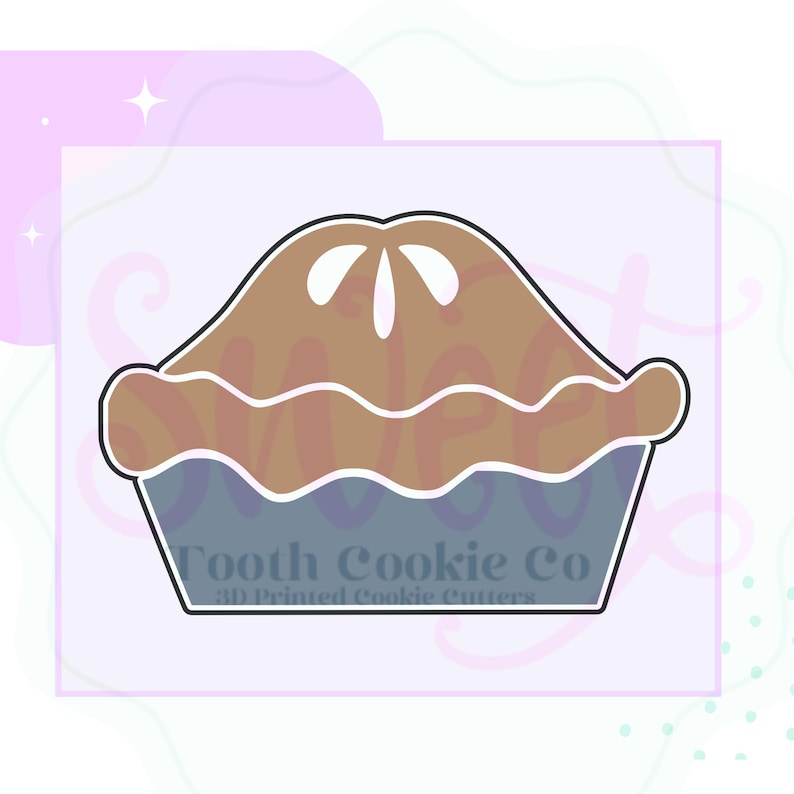 Fall Pie Cookie Cutter. Pie Cookie Cutter. Pumpkin Pie Cookie Cutter ...