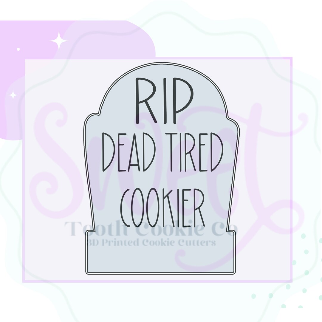 Tombstone Cookie Cutter. Grave Cookie Cutter. Gravestone Cookie Cutter ...