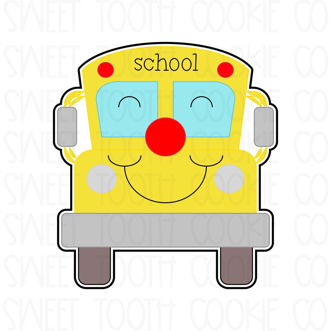 Bus Cookie Cutter. Back to School Bus Cookie Cutter. School Bus Cookie ...