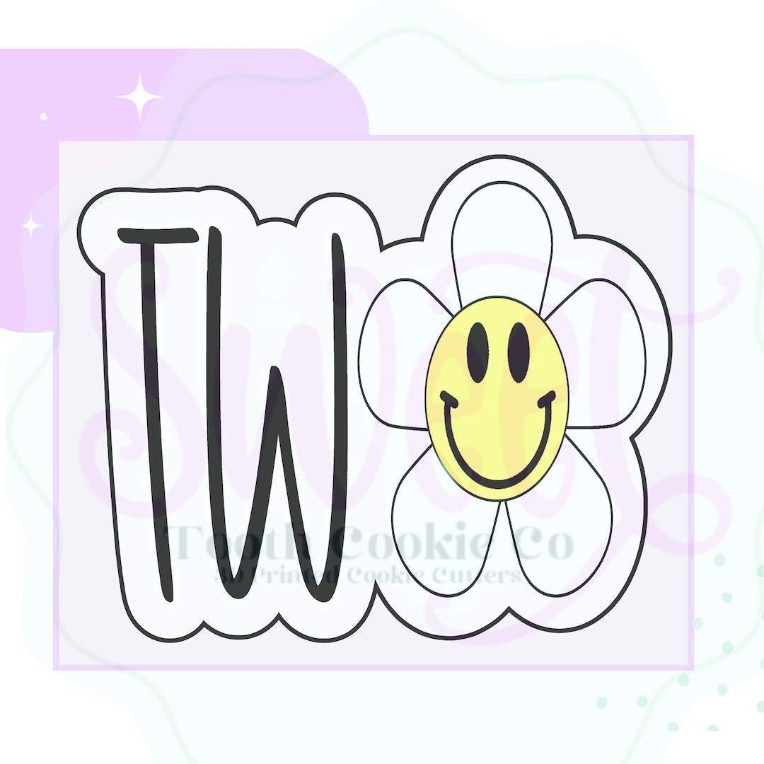 Number Two Cookie Cutter. 2 Cookie Cutter. Two Cookie Cutter. Birthday ...