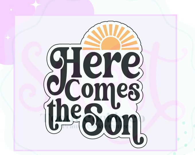 Groovy One Cookie Cutter. First Birthday Cookie Cutter. One Cookie ...