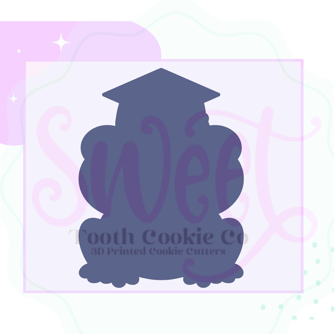 Graduation Frog Cookie Cutter. Frog Graduation Cookie Cutter. Grad Cap ...
