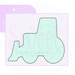 Bulldozer Cookie Cutter. Construction Truck Cookie Cutter. Truck Cookie ...