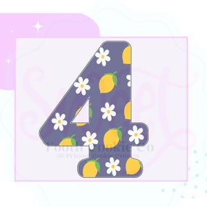 Number 4 Cookie Cutter. 4 3D Printed Cookie Cutter. Four Cookie Cutter ...