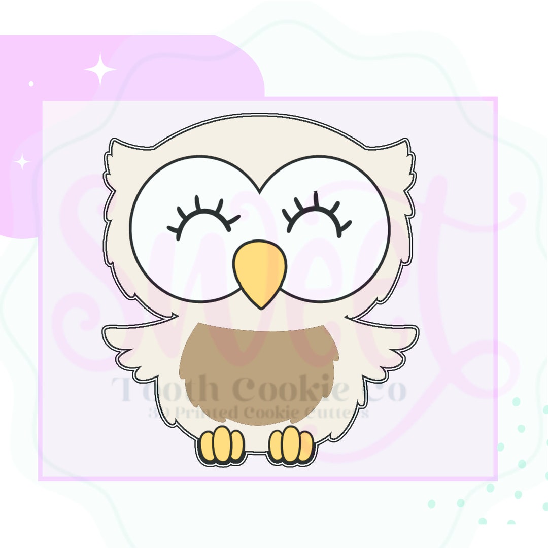 Owl Cookie Cutter. Woodland Animal Cookie Cutter. Forest Friends Cookie ...