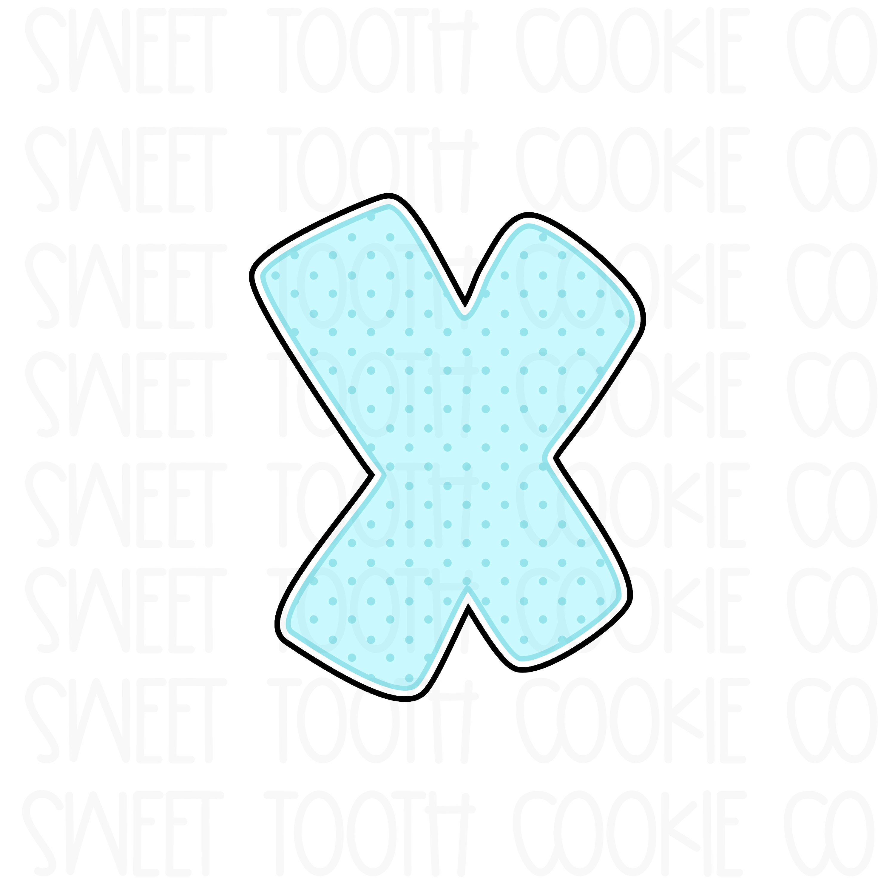 Letter X Cookie Cutters