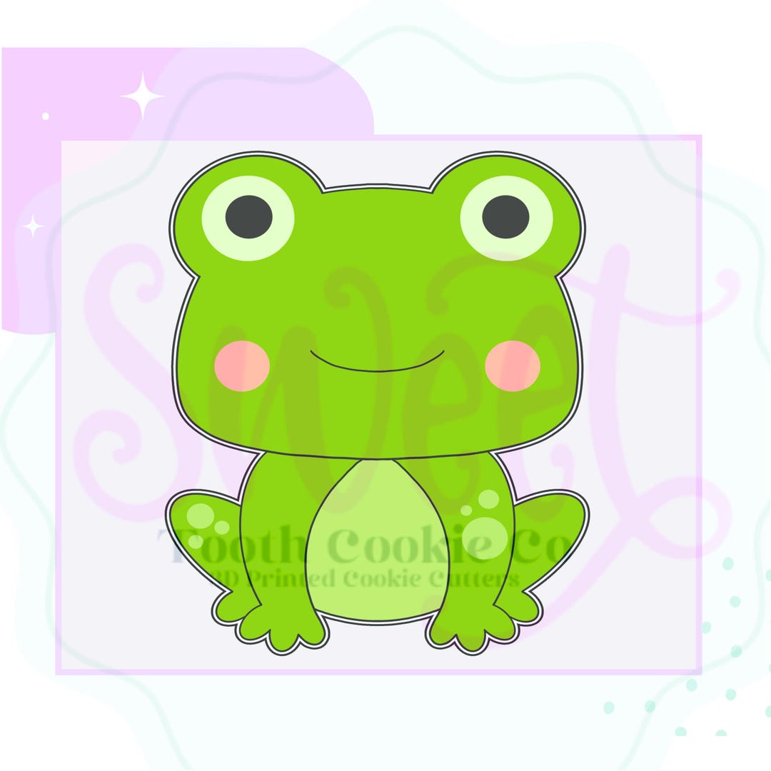 Frog Cookie Cutter. Toad Cookie Cutter. Woodland Cookie Cutter ...