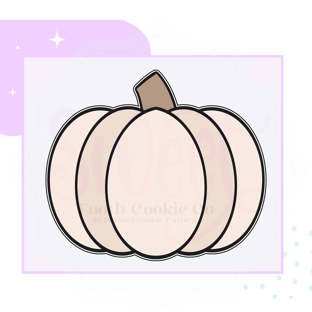 Pumpkin Cookie Cutter. Fall Cookie Cutter. Thanksgiving Cookie Cutter ...