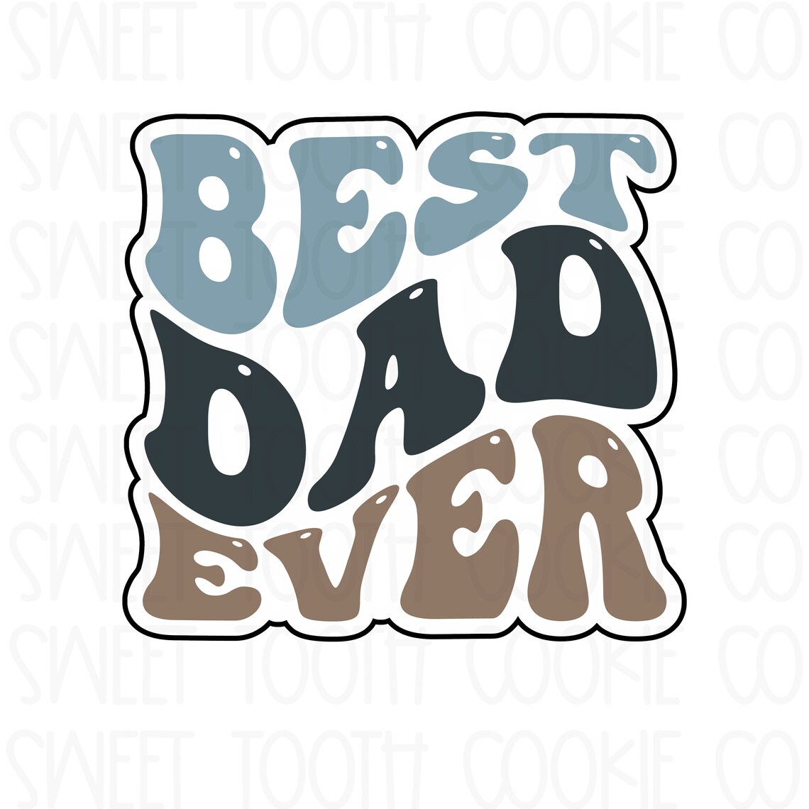 Best Dad Ever Father's Day 3D Printed Food Safe PLA Cookie - Etsy
