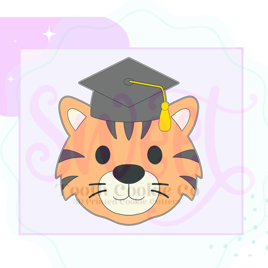 Graduation Wildcat Cookie Cutter. Wildcat Graduation Cookie Cutter ...