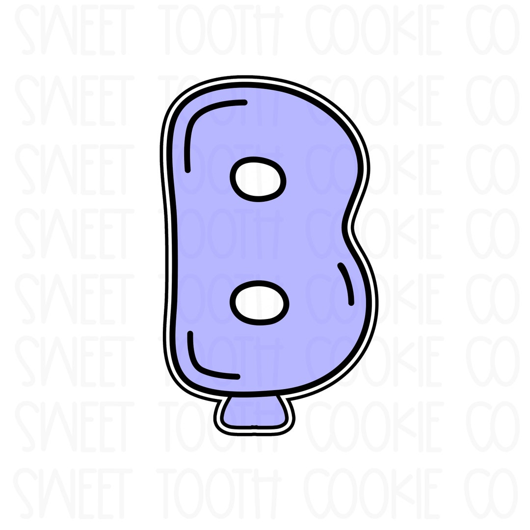 Balloon Letter B Cookie Cutter. Fondant Cutter. Clay Cutter - Etsy