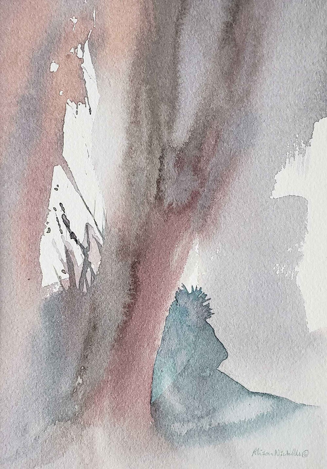 Lion Watercolor, Original Painting, African Lion Art, Conservation ...