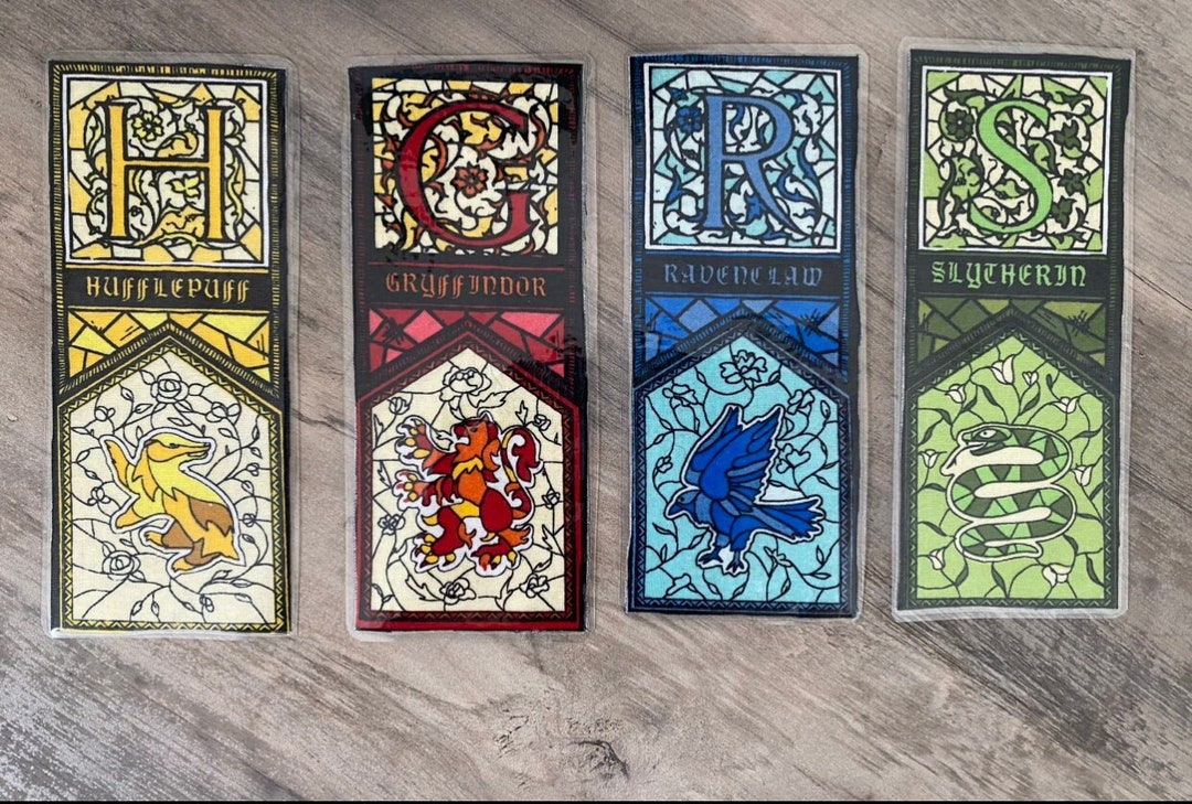 Wizard House Bookmark | Wizarding World Bookmark - Etsy