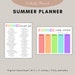 Printable Editable Summer Planner Bundle Summer Calendar Summer ...