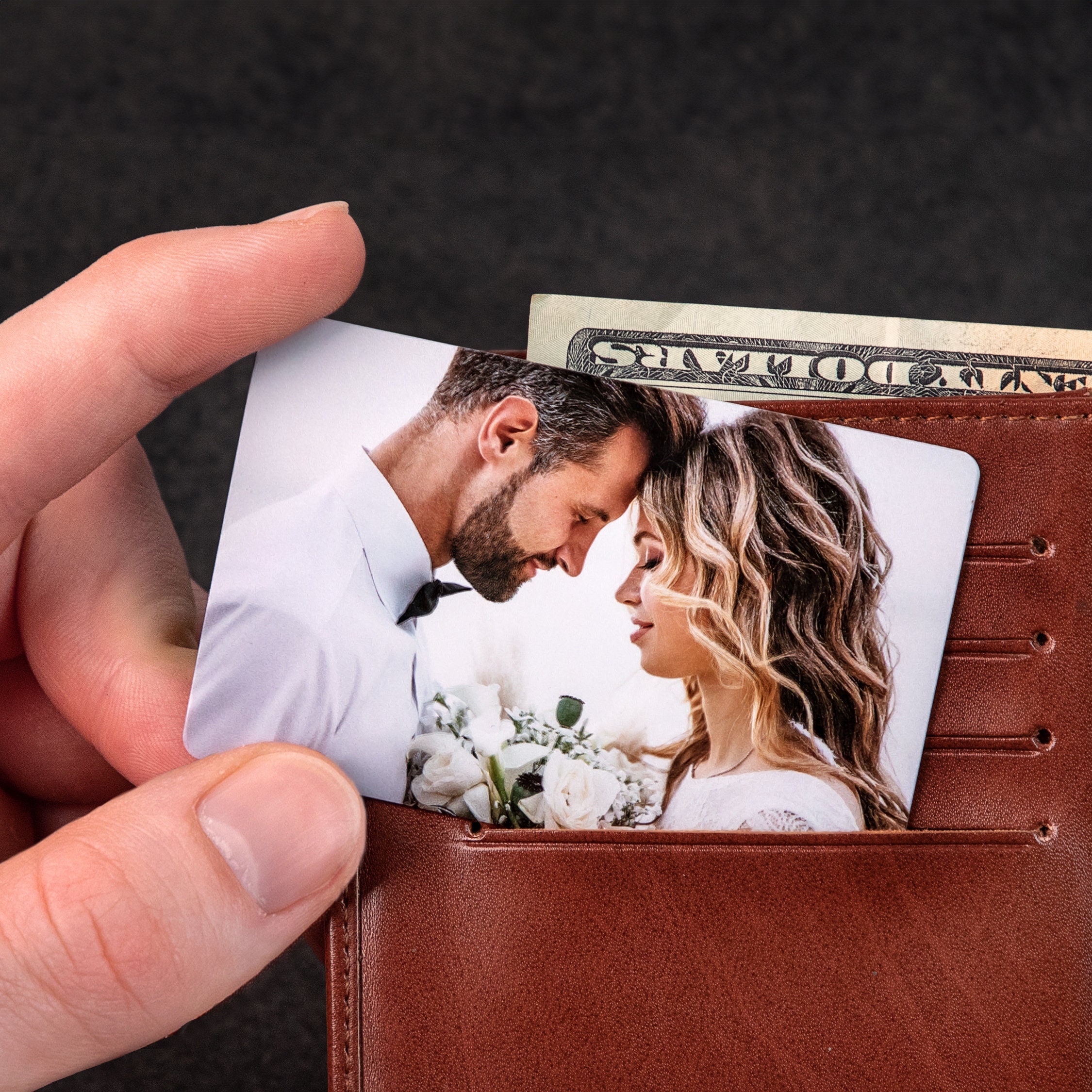 Custom Wallet Card, Anniversary Wallet Insert Photo Gift, Personalized ...