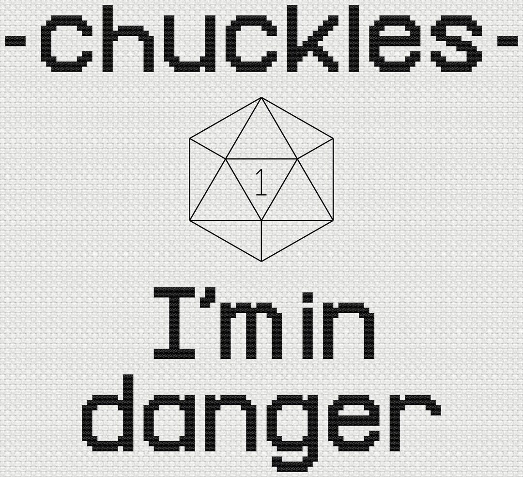 D&D Nat 1 Cross Stitch Pattern - Etsy