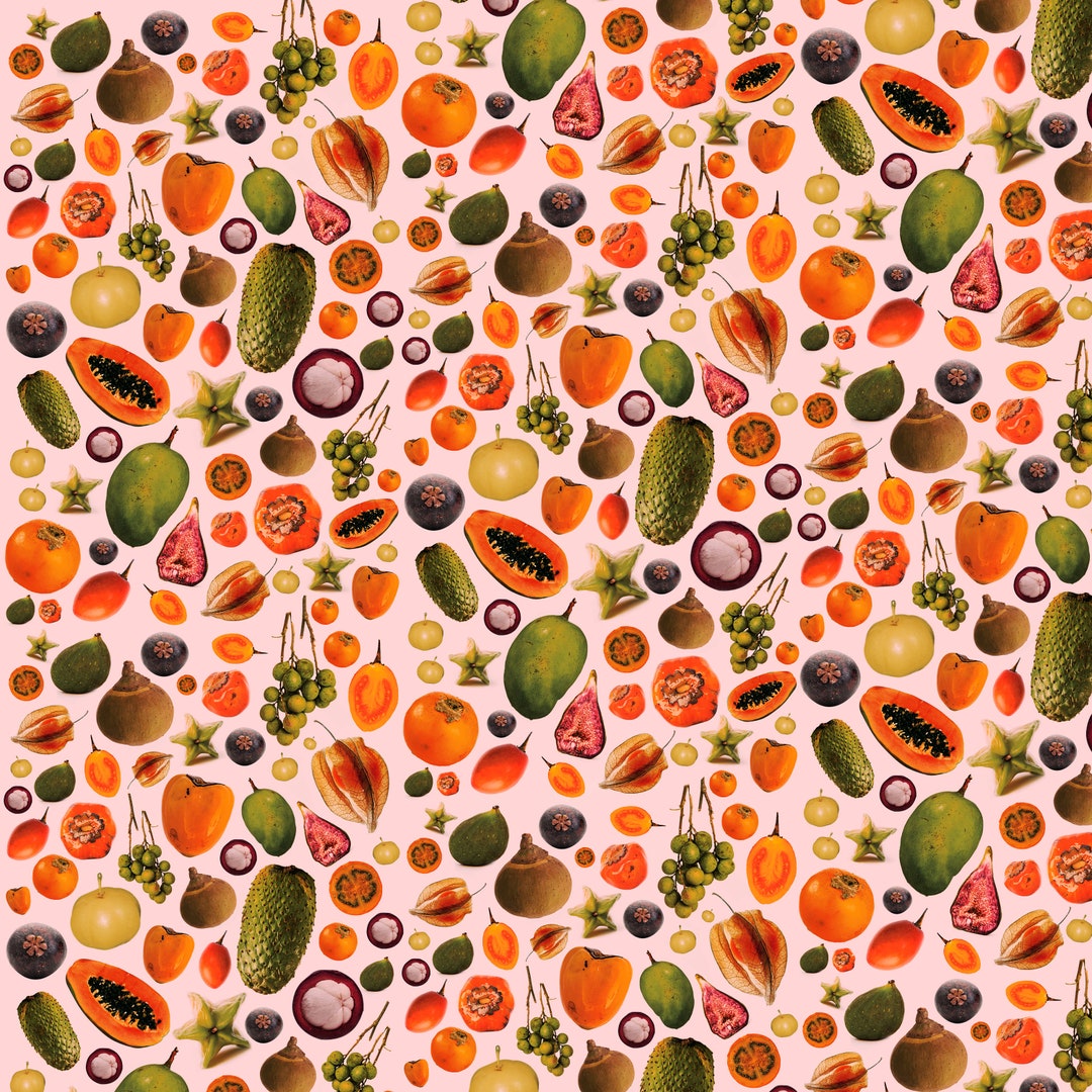 Tropical Fruits Art - Etsy