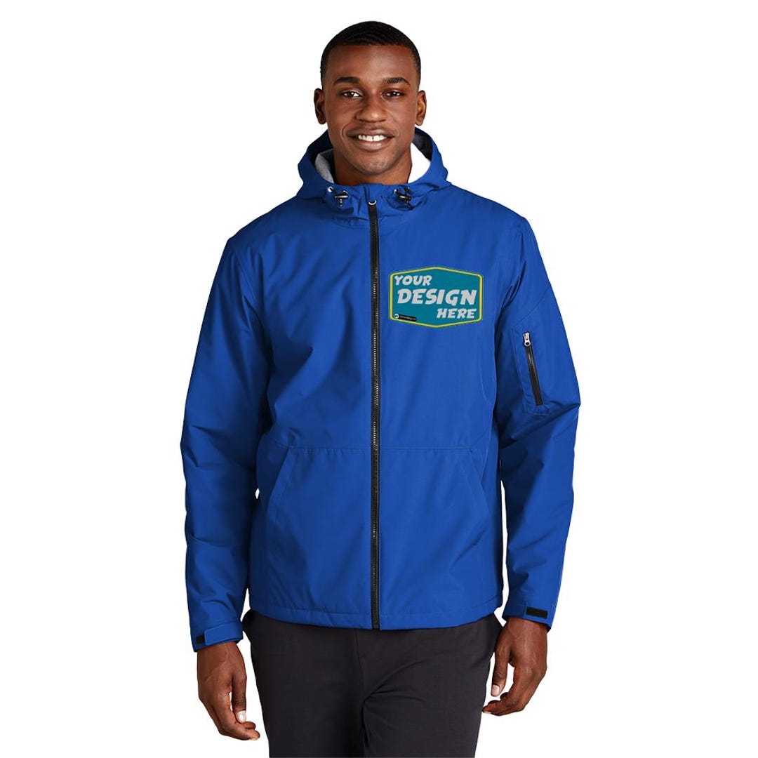 Custom Patch Jacket Christmas Custom Jean Jacket SPORT-TEK Custom Men's ...