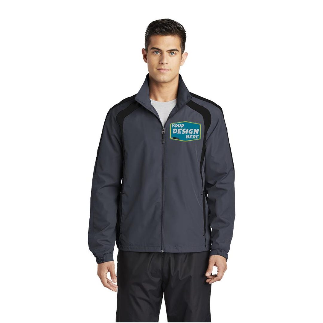 Custom Vinyl Jacket Custom Jacket Birthday Gift SPORT-TEK Custom Men's ...