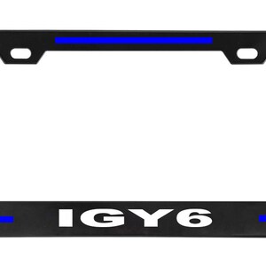 IGY6 Blue Thin Line Police Cops Humor Choose Chrome Black - Etsy