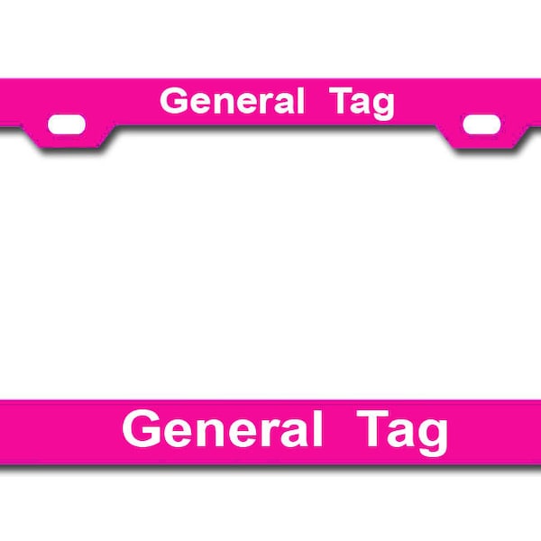 Customize Soft Pink License Plate Frame - Etsy