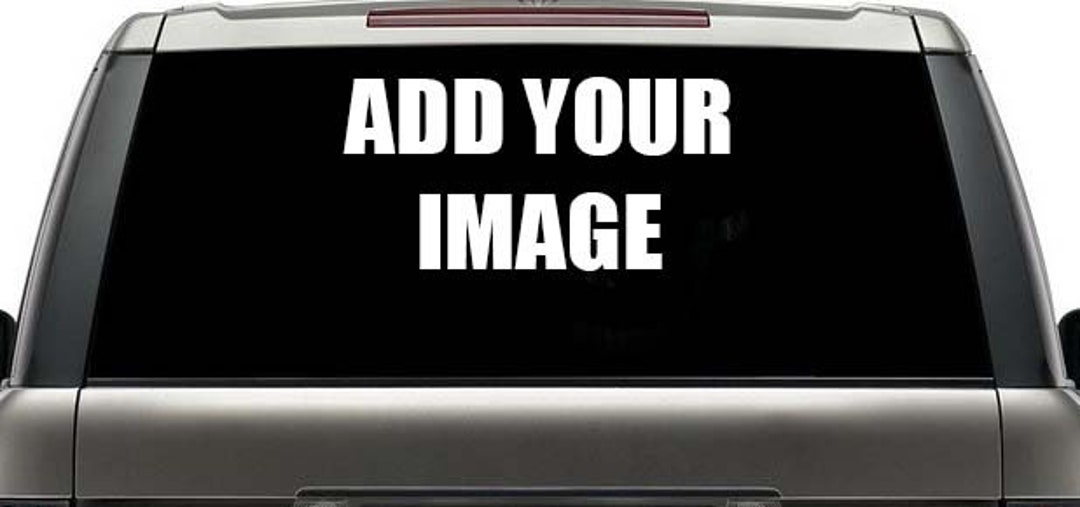 Design Your Own Custom Vinyl Sticker | Car Window Boat, Lettering ...