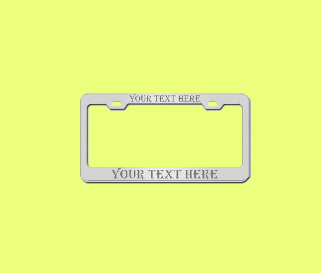Anti-rust License Plate Frame - Premium Quality Customization - Etsy