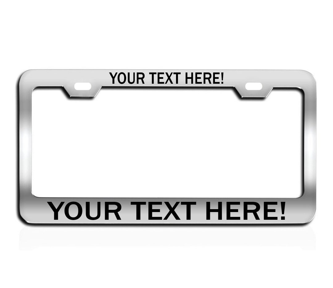 License Plate Holder Custom License Plate Frame Tag Holder Cover Heavy ...