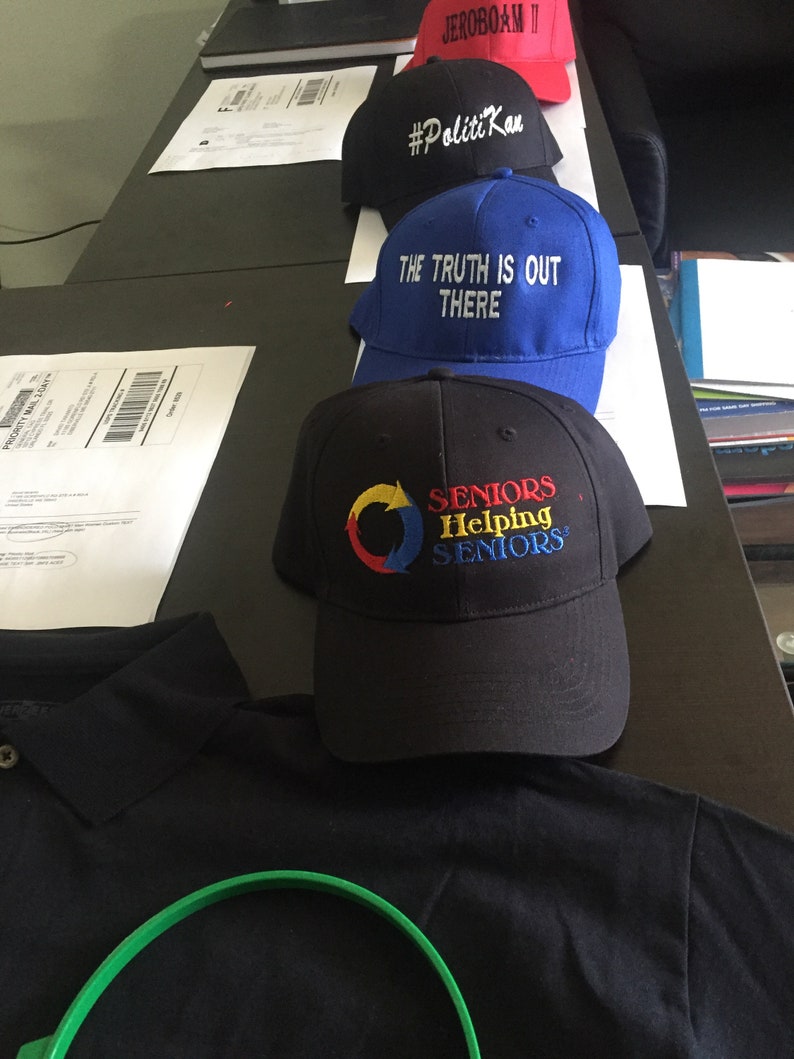 Custom Embroidered & Your Company Logo Personalized Hat Place | Etsy