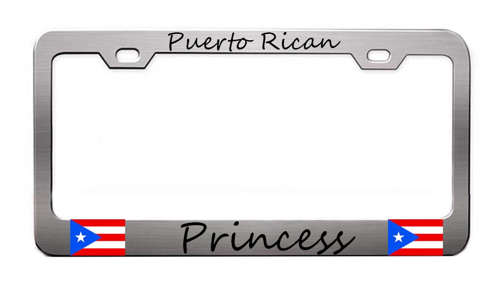 Puerto Rican PRINCESS Puerto Rico Choose Chrome Black Hot | Etsy