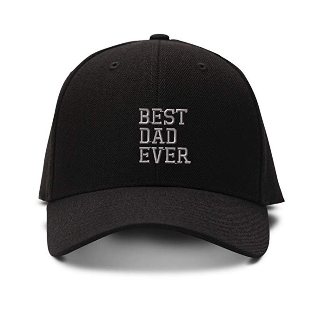 Best Dad Ever Embroidery Baseball Cap Hat Embroidered Structured ...