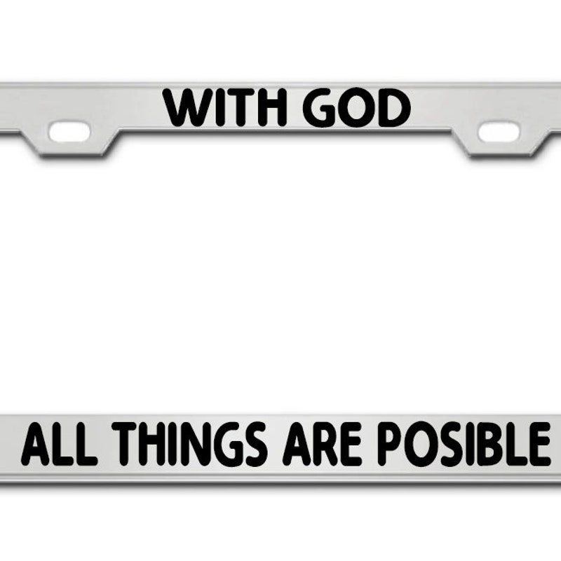 Bible License Plate - Etsy