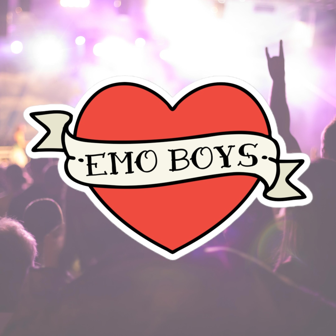Emo Boys Tattoo - Sticker - Etsy