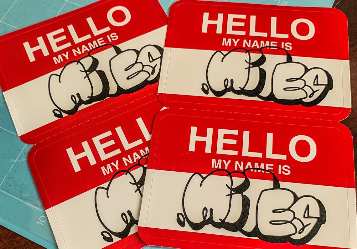 Miles Morales Name Tag - Etsy