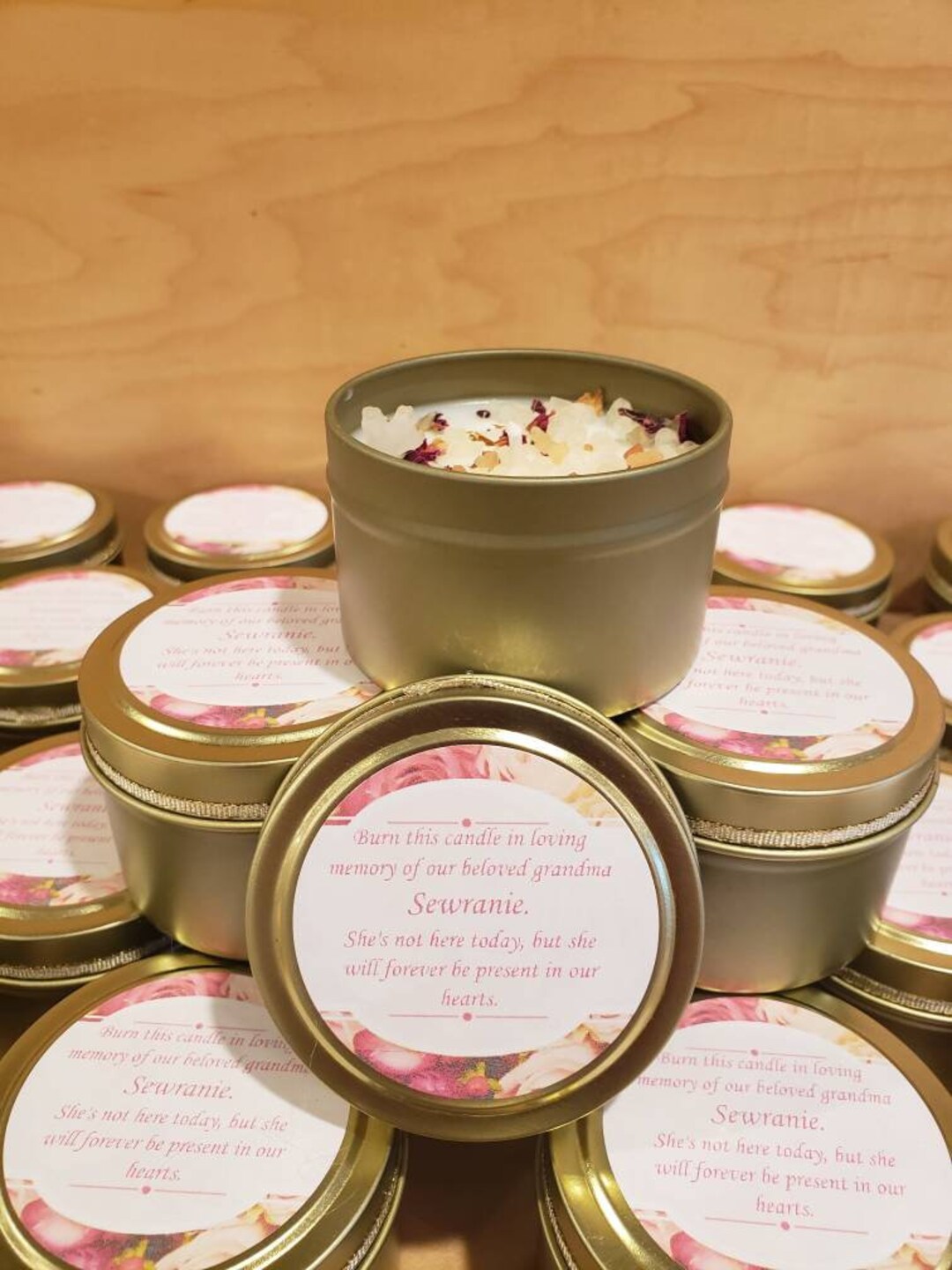 Set of 10 Memorial Service Gifts Idea, Candle Favors, Party Favors ...