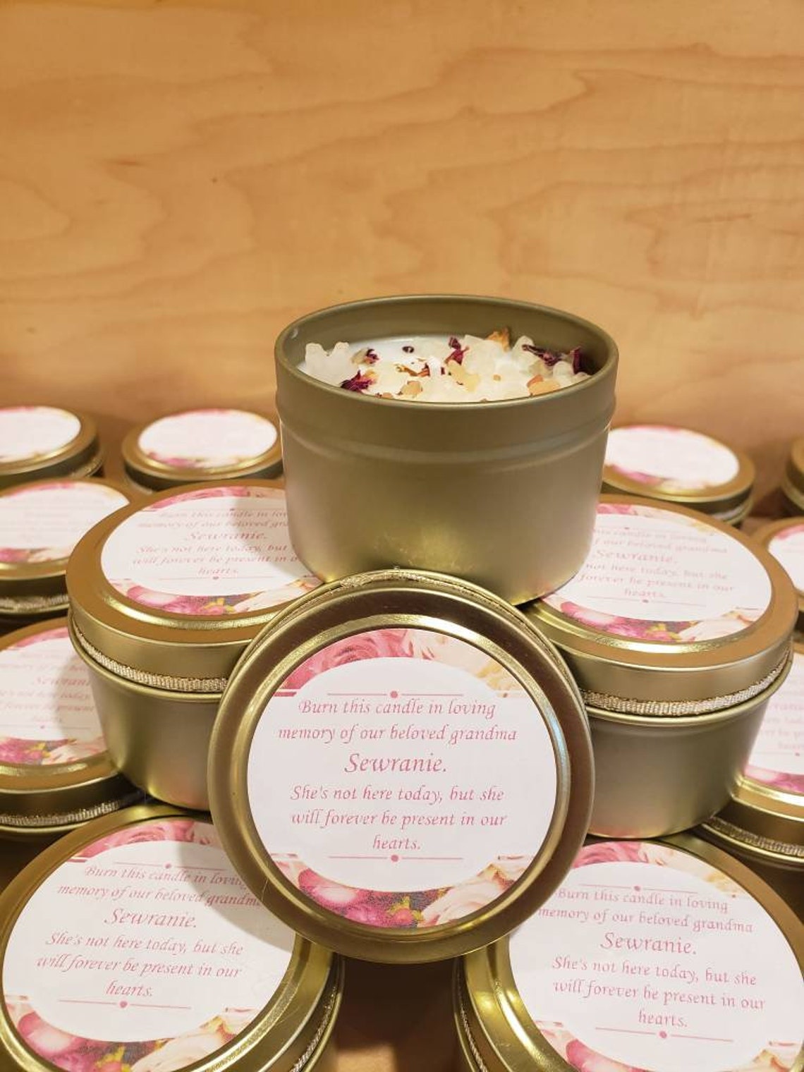 Set of 10 Memorial Service Gifts Idea Candle Favors Party - Etsy