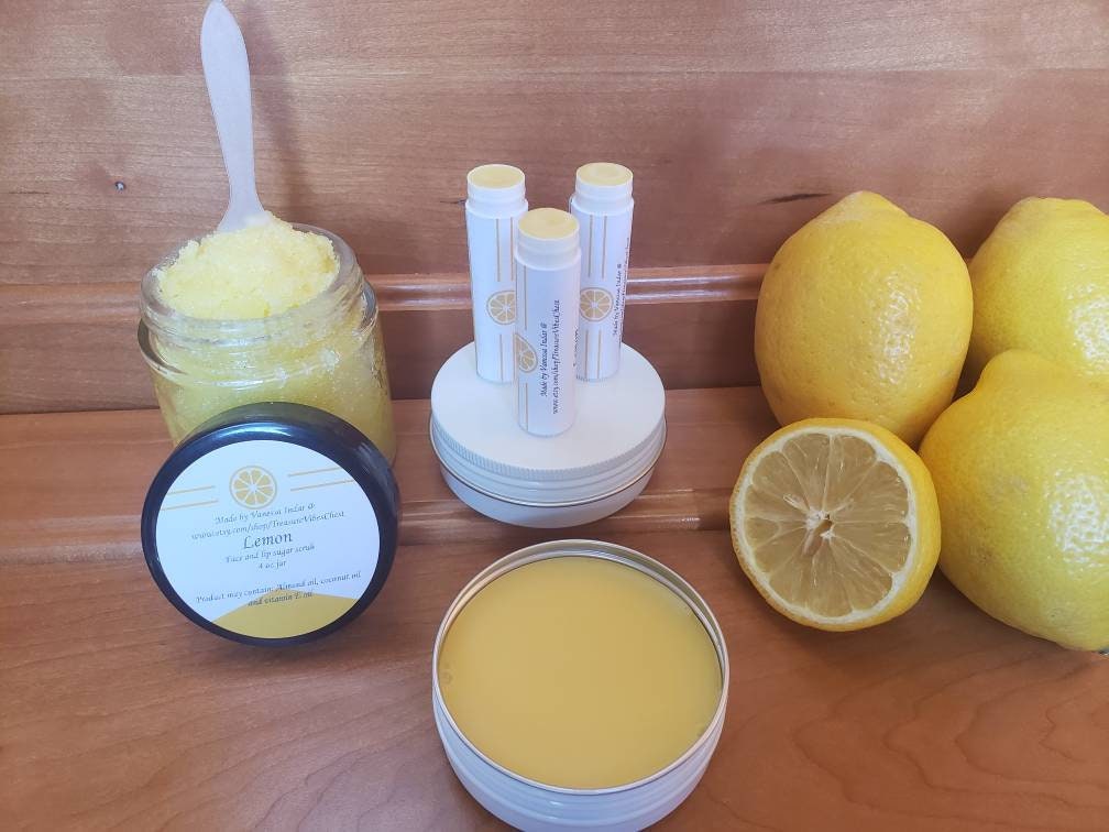 All natural and zero chemical lemon facial care set Organic | Etsy