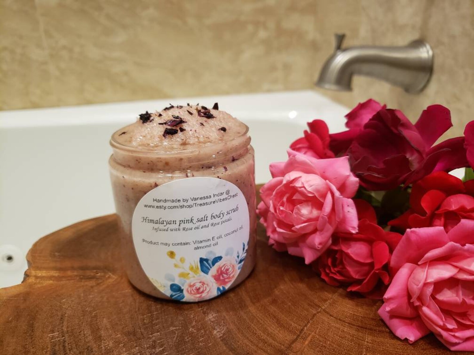 Pink Himalayan Body Scrub Exfoliating Scrub Sea Salt Scrub - Etsy