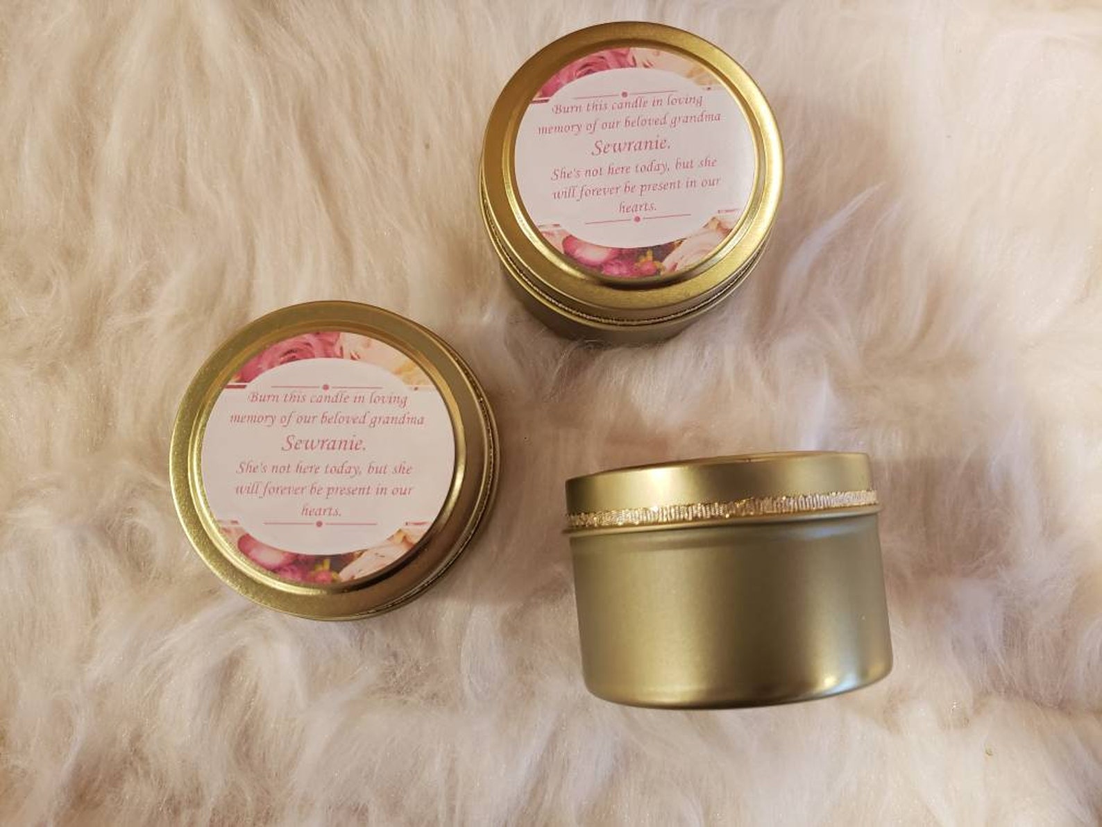 Set of 10 Memorial Service Gifts Idea Candle Favors Party - Etsy