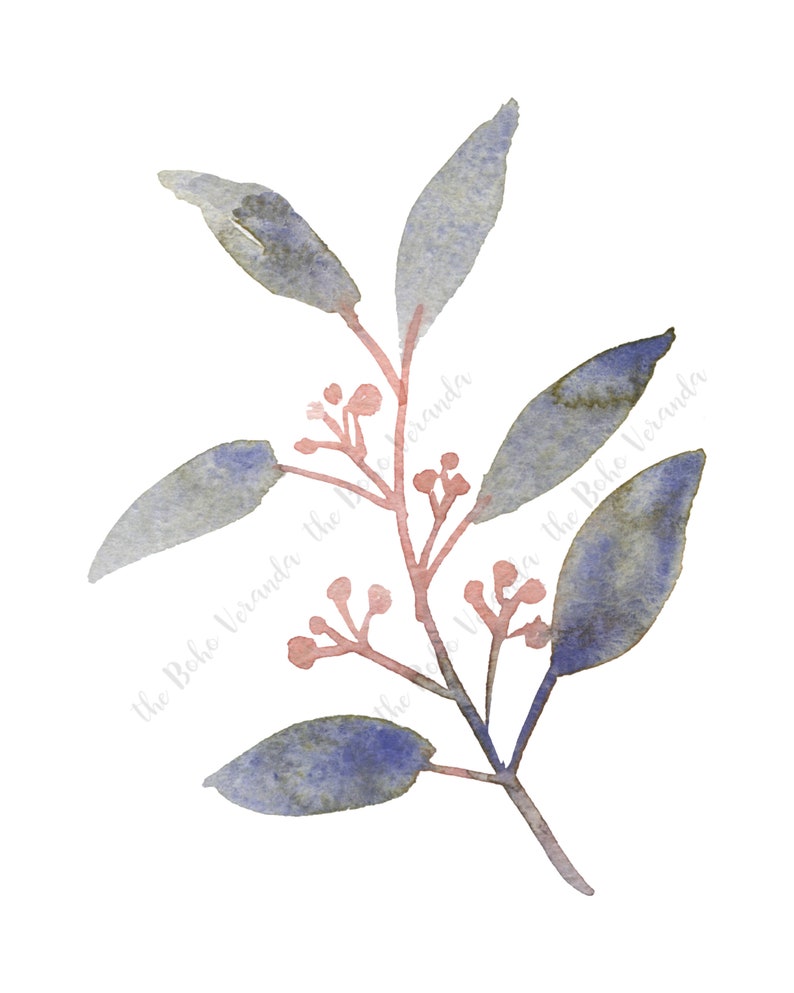 Printable Art Instant Download 3 Minimalist Foliage Art Print Set of ...