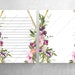Printable Stationery Instant Download Pink Purple Floral Stationery ...