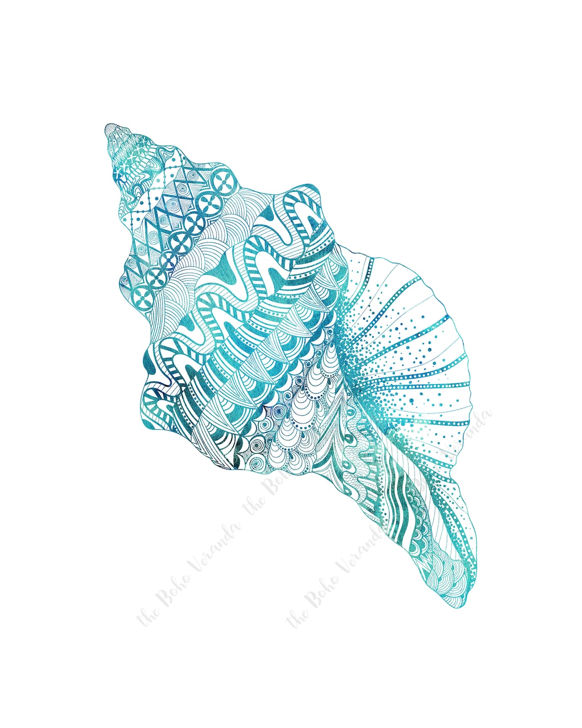 Printable Art Instant Download Aqua Sea Life Marine Life Ocean Life - Etsy