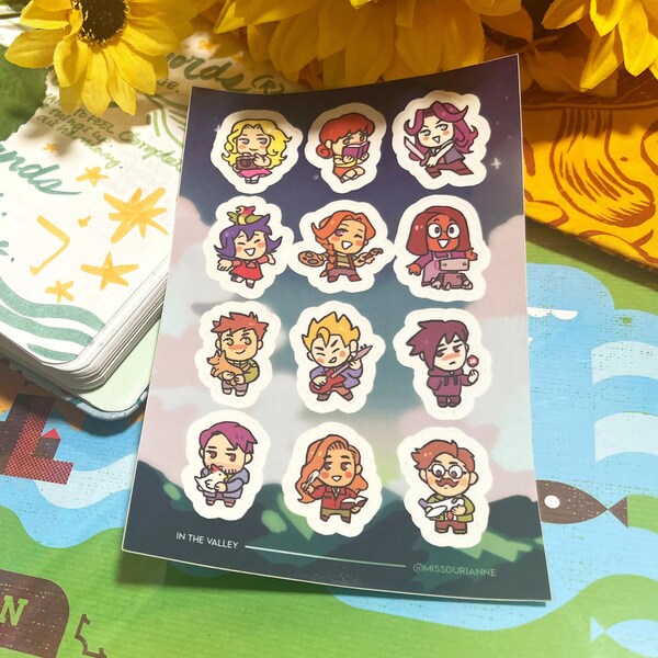 Stardew Valley Stickers - Etsy