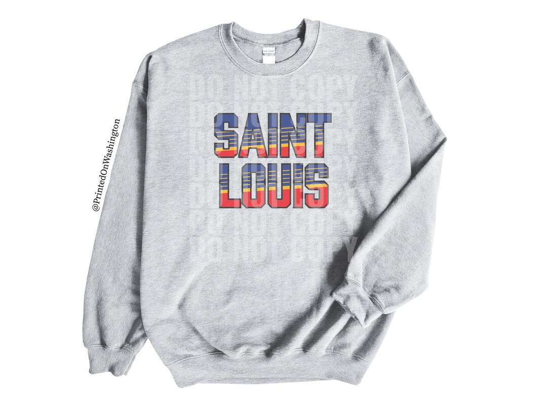 Saint Louis Tee | St. Louis Hockey Shirt | Retro St. Louis Hockey ...